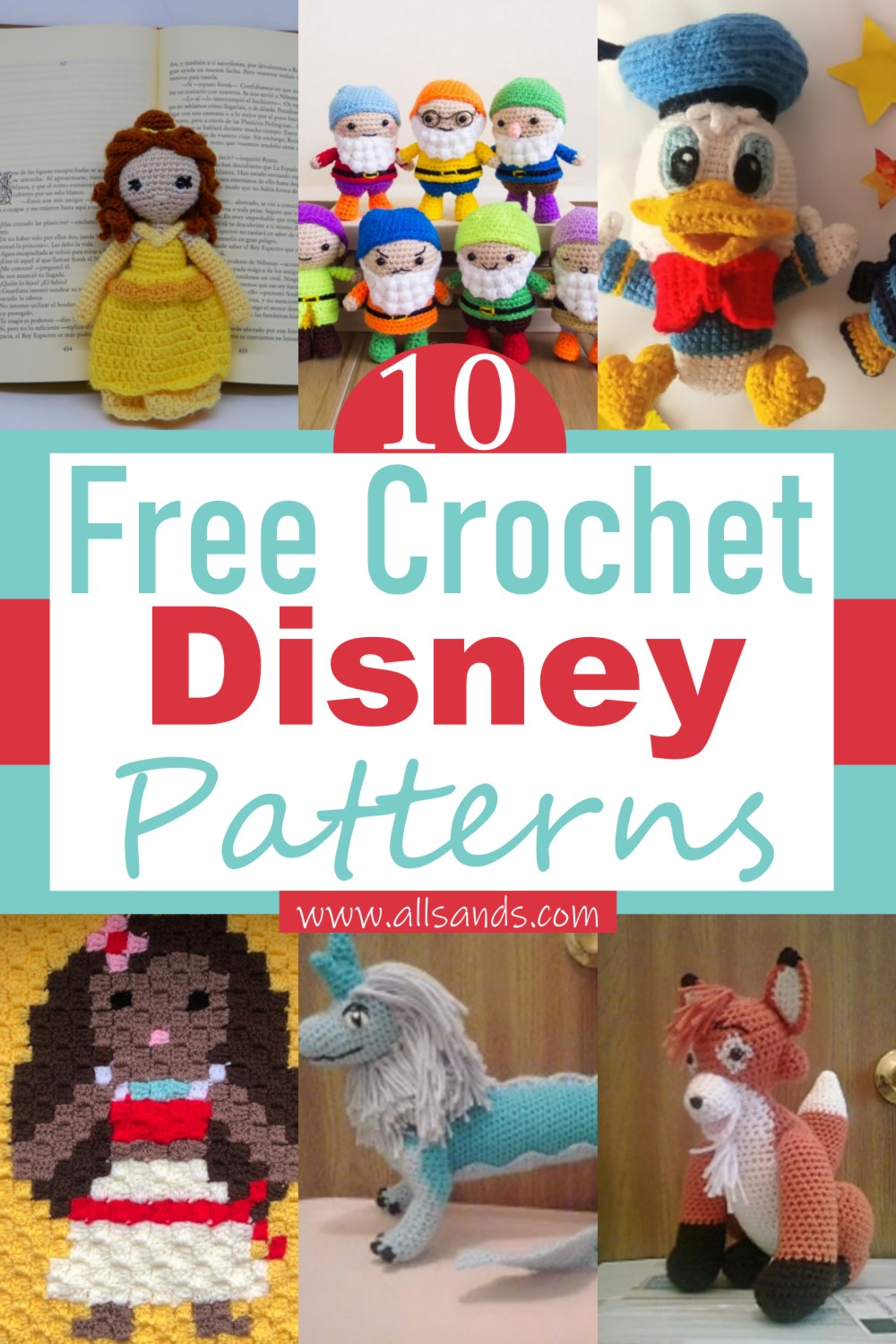 10 Free Crochet Disney Patterns For Cartoon Lovers - All Sands