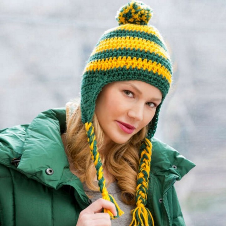 15 Free Crochet Ear Flap Hat Patterns For Beginners - All Sands