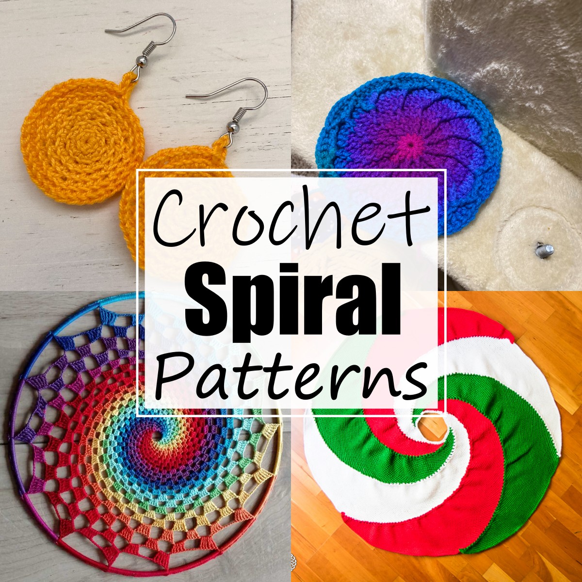 16 Free Crochet Spiral Patterns - All Sands