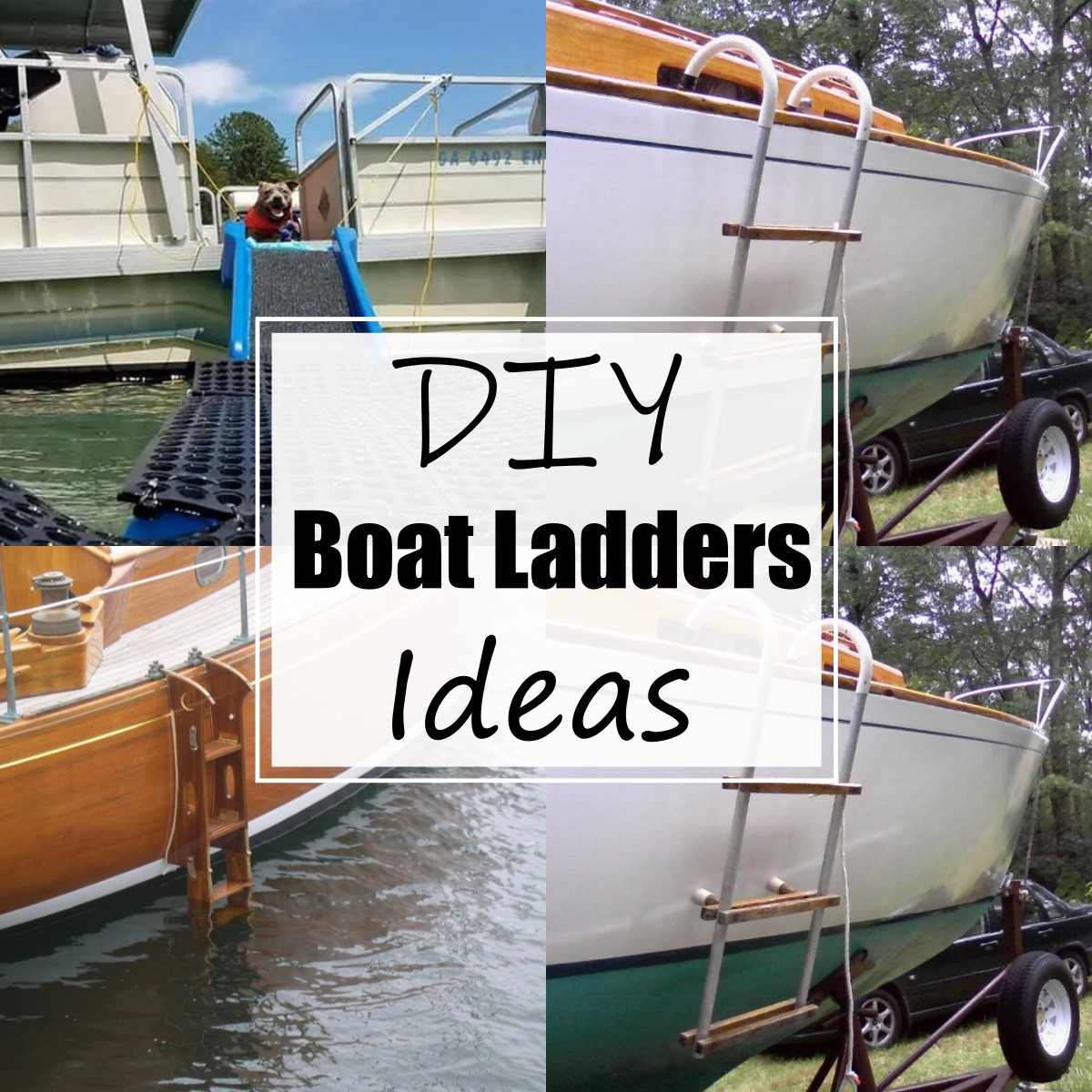 8 DIY Boat Ladder Ideas For Boating Lovers - All Sands