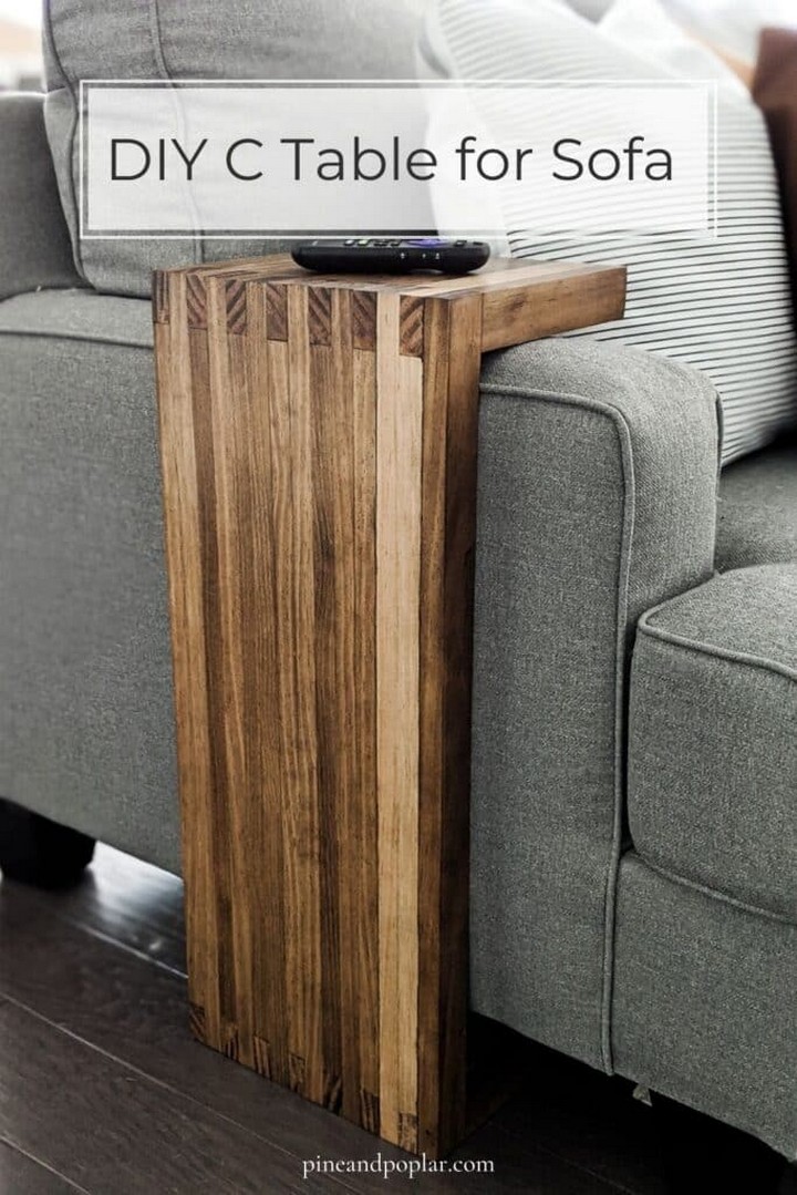 27 DIY Sofa Arm Table Ideas For Living Room - All Sands