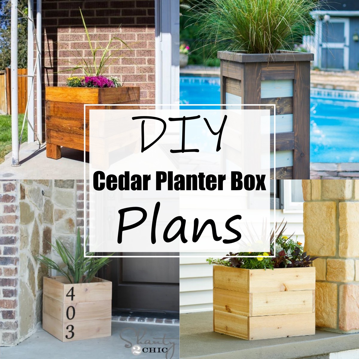 12 DIY Cedar Planter Box Plans For Indoor And Outdoor - All Sands