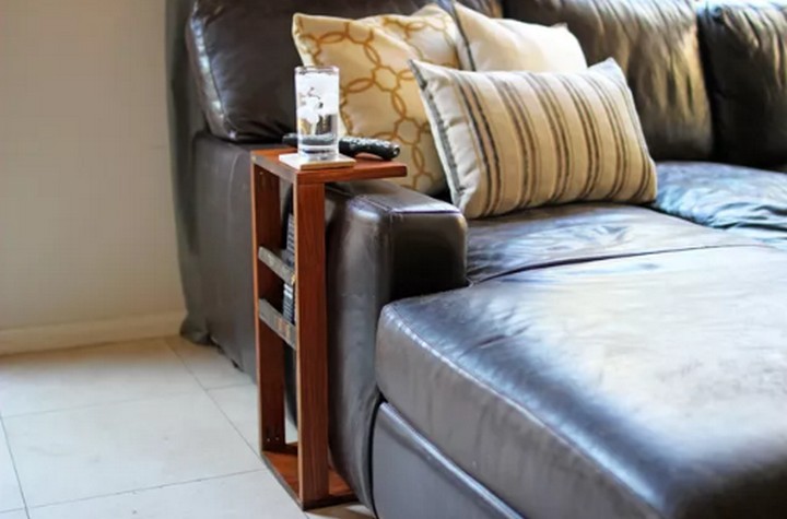 27 DIY Sofa Arm Table Ideas For Living Room - All Sands