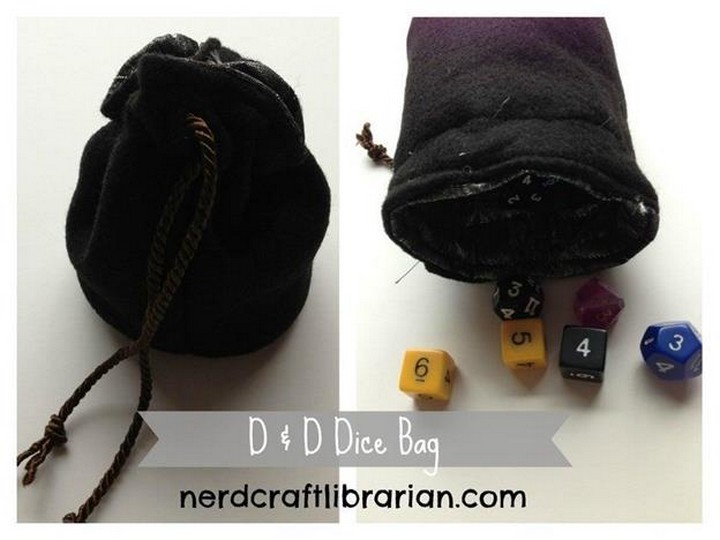 27 DIY Dice Bag Ideas And Pattern Free - All Sands