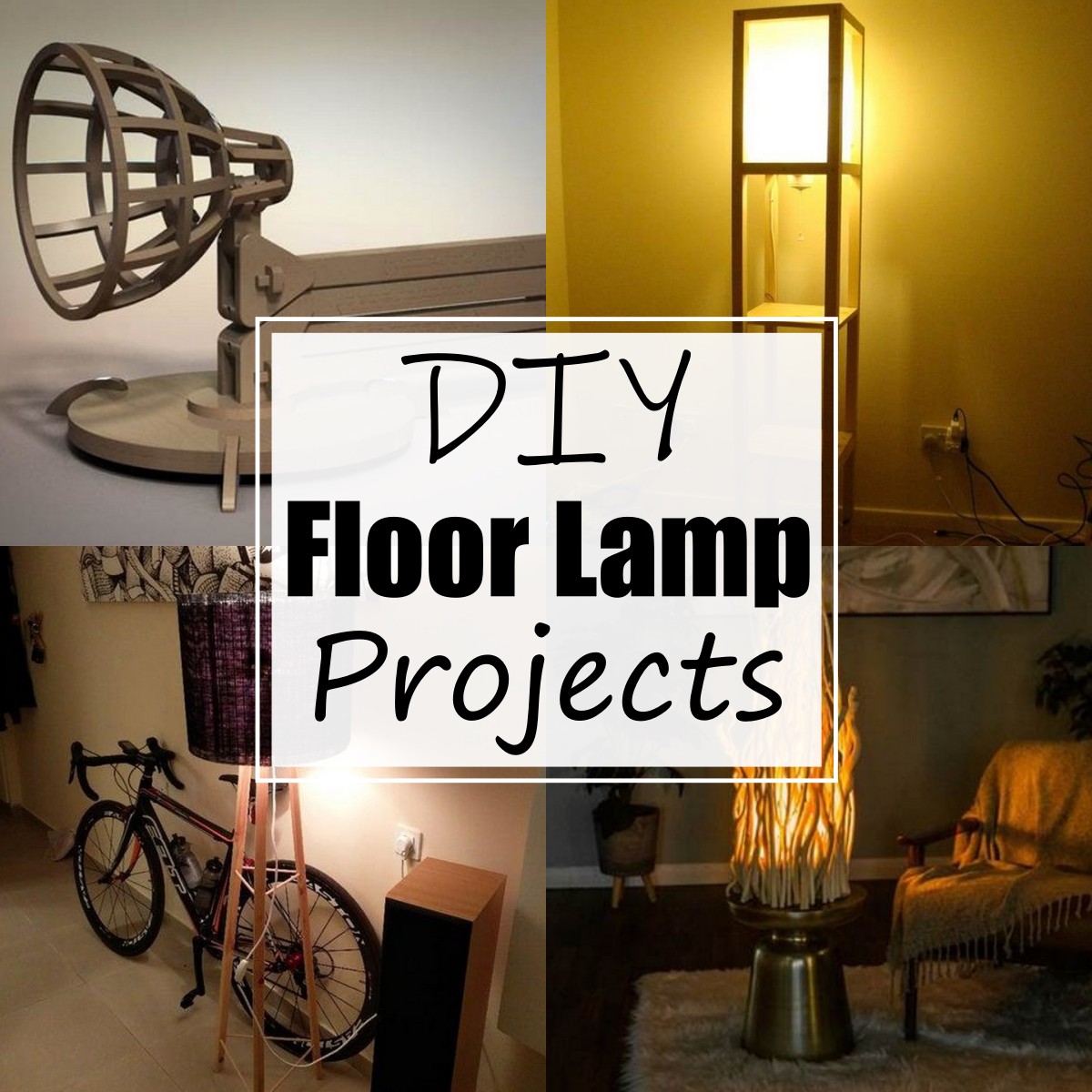 19 DIY Floor Lamp Projects For Indoor Decor - All Sands