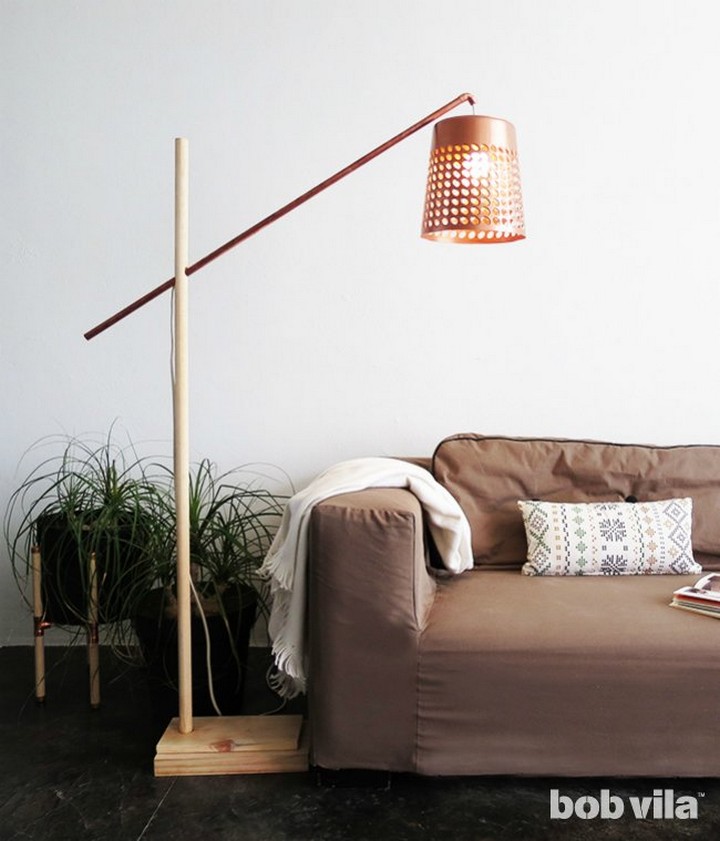 19 DIY Floor Lamp Projects For Indoor Decor - All Sands