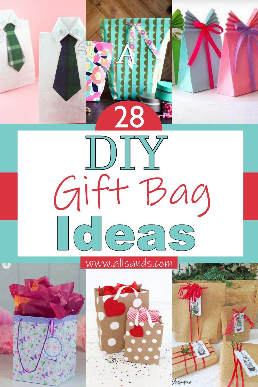 28 DIY Gift Bag Ideas For Birthday And Parties - All Sands