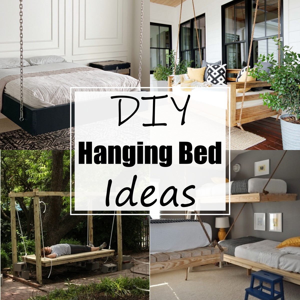 13 DIY Hanging Bed Ideas For Home - All Sands