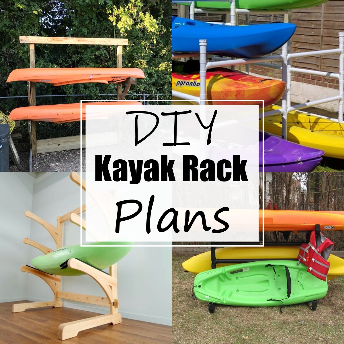 14 DIY Kayak Rack Plans For Boat - All Sands