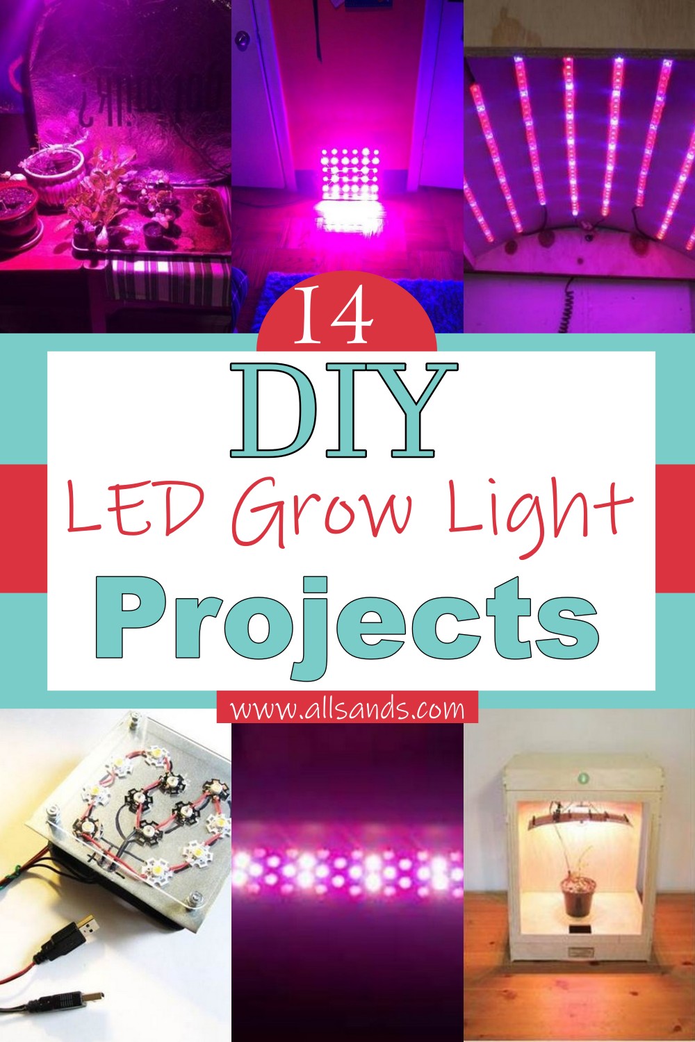 14 DIY LED Grow Light Projects For Planting Enthusiasts - All Sands