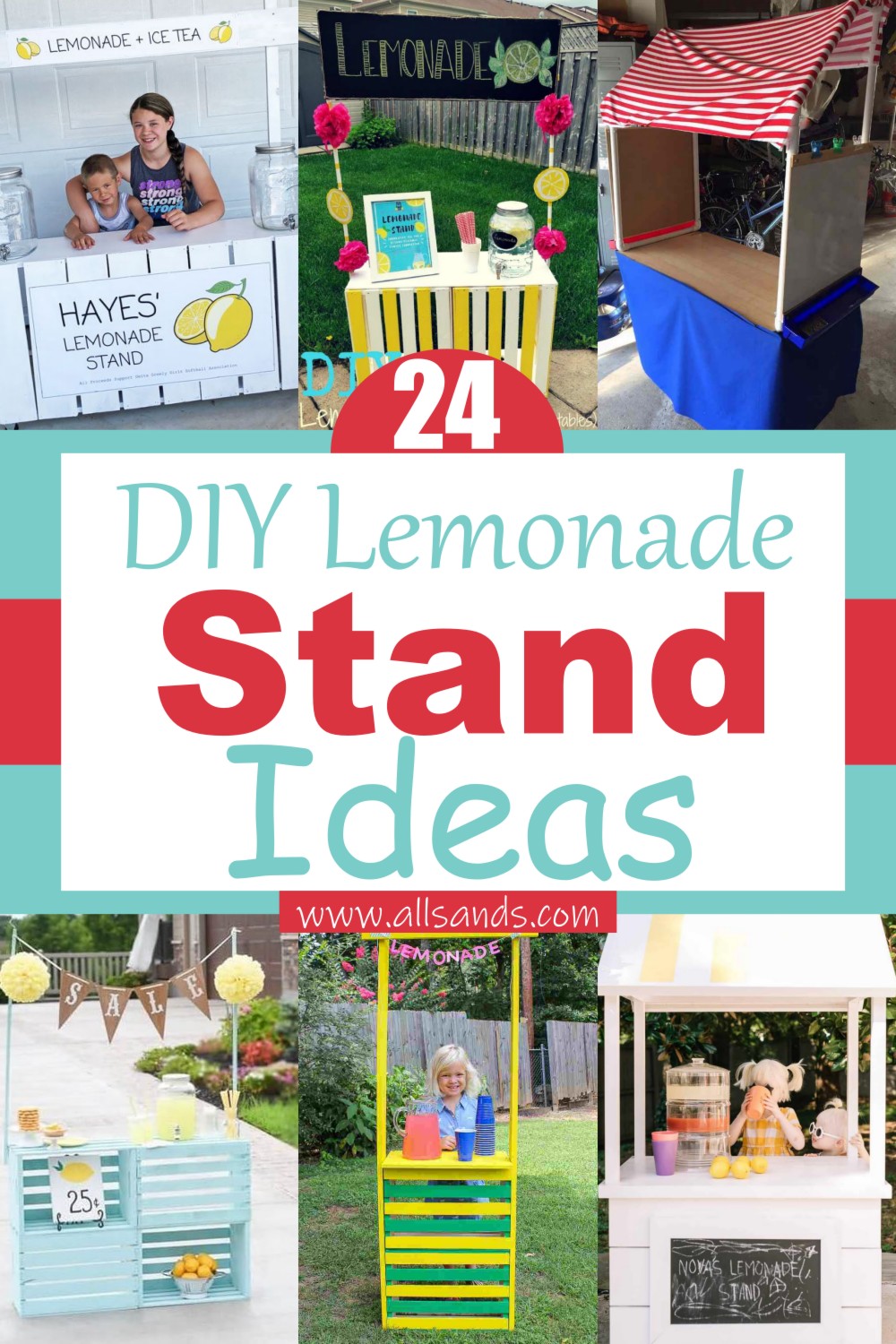 24 DIY Lemonade Stand Ideas For Picnic - All Sands