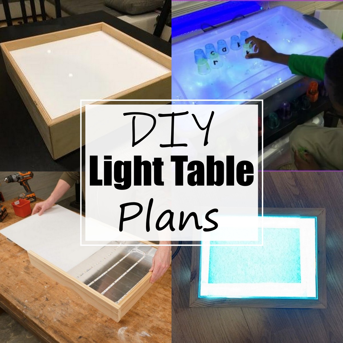 27 Best DIY Light Table Plans For Home Decoration - All Sands