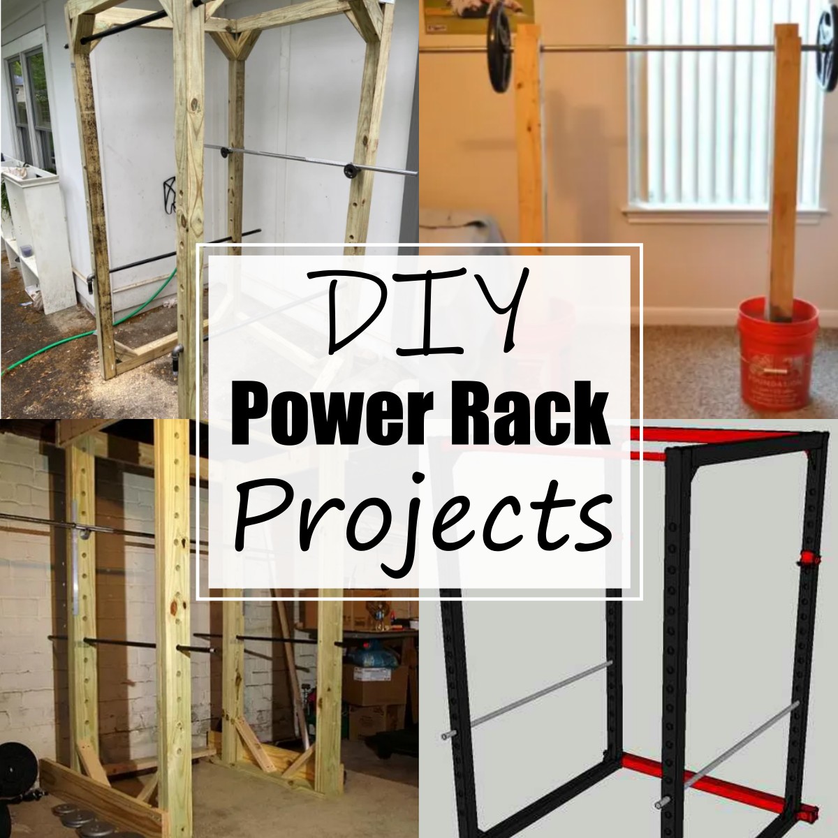 13 DIY Power Rack Projects or Home Gym - All Sands