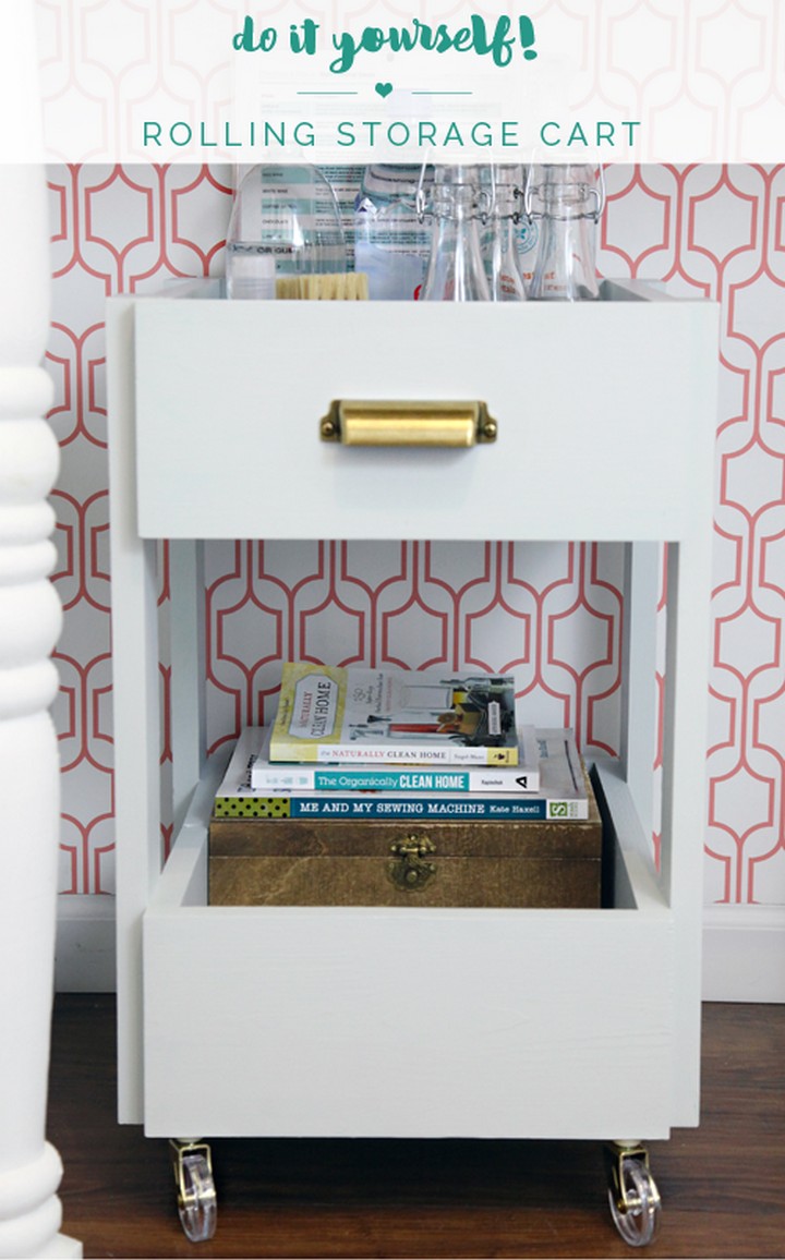 20 DIY Storage Cart Plans For Your Home - All Sands