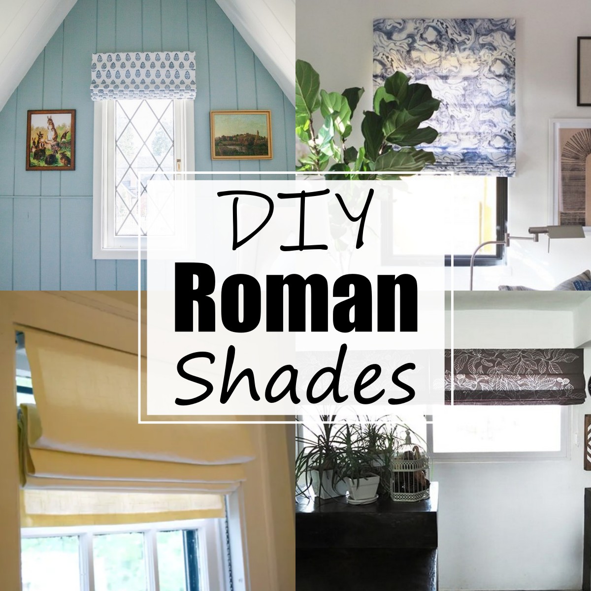 28 DIY Roman Shades For Home Decoration - All Sands