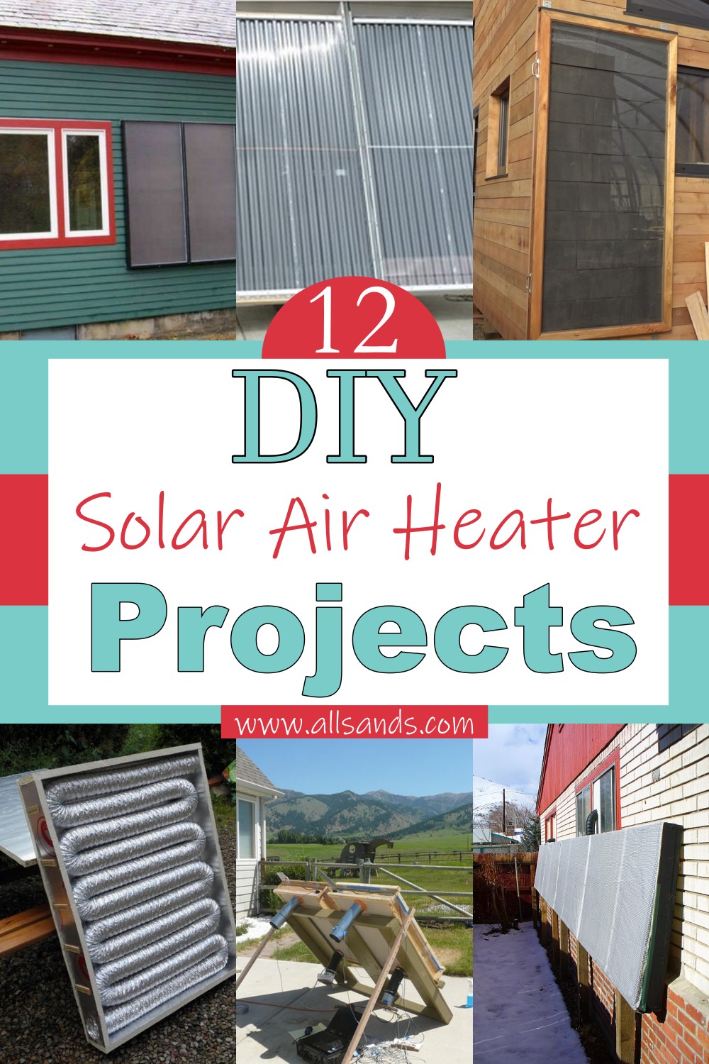 12 DIY Solar Air Heater Projects Cheap - All Sands