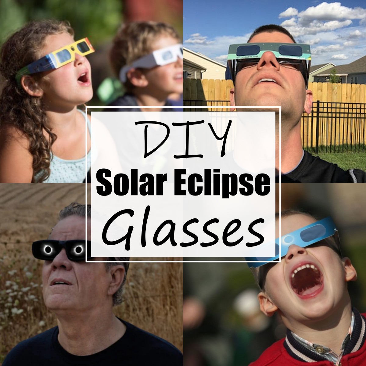 15 DIY Solar Eclipse Glasses Ideas For Everyone - All Sands