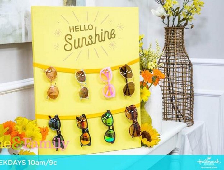 25 DIY Sunglasses Holder Ideas For Everyone - All Sands