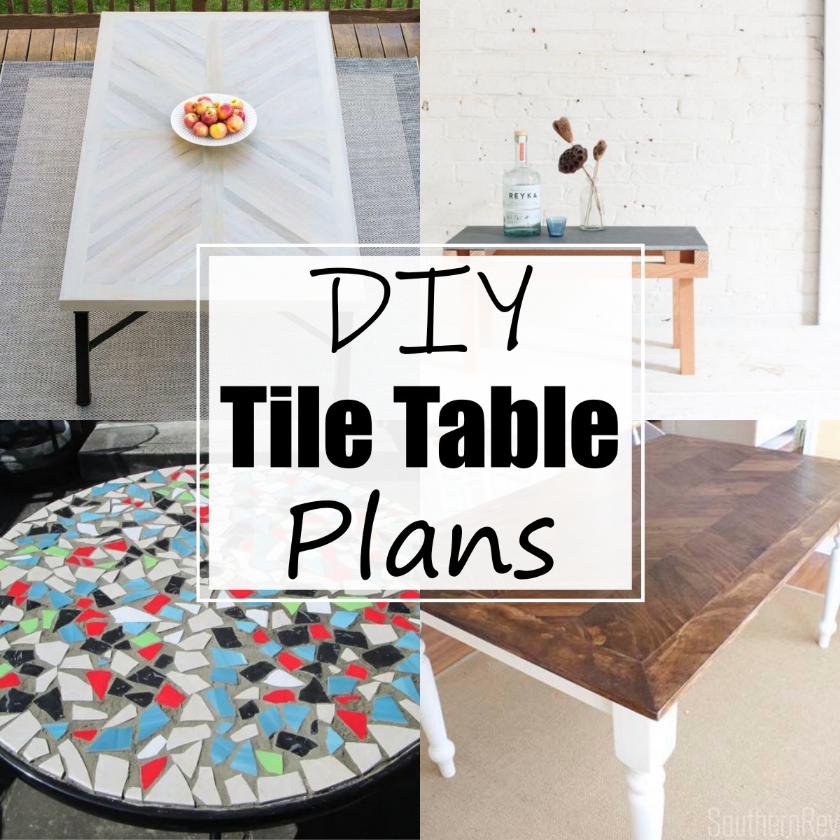 12 DIY Tile Table Plans For Your Home Decor - All Sands