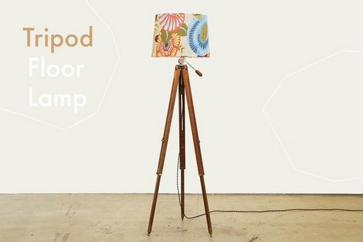 19 DIY Floor Lamp Projects For Indoor Decor - All Sands