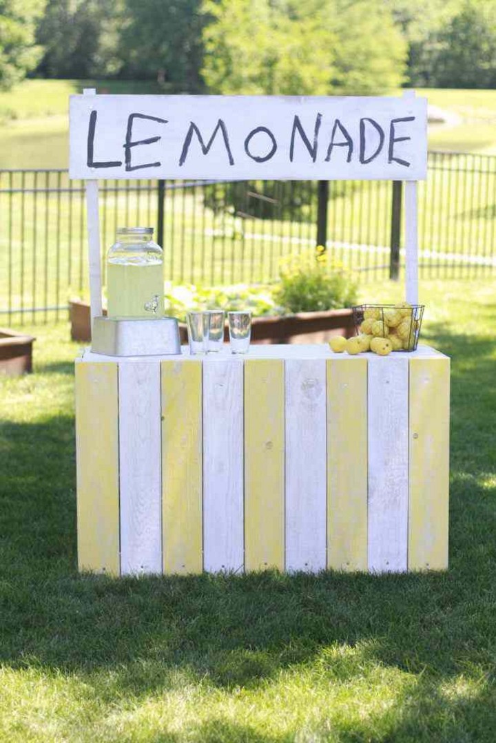 24 DIY Lemonade Stand Ideas For Picnic - All Sands
