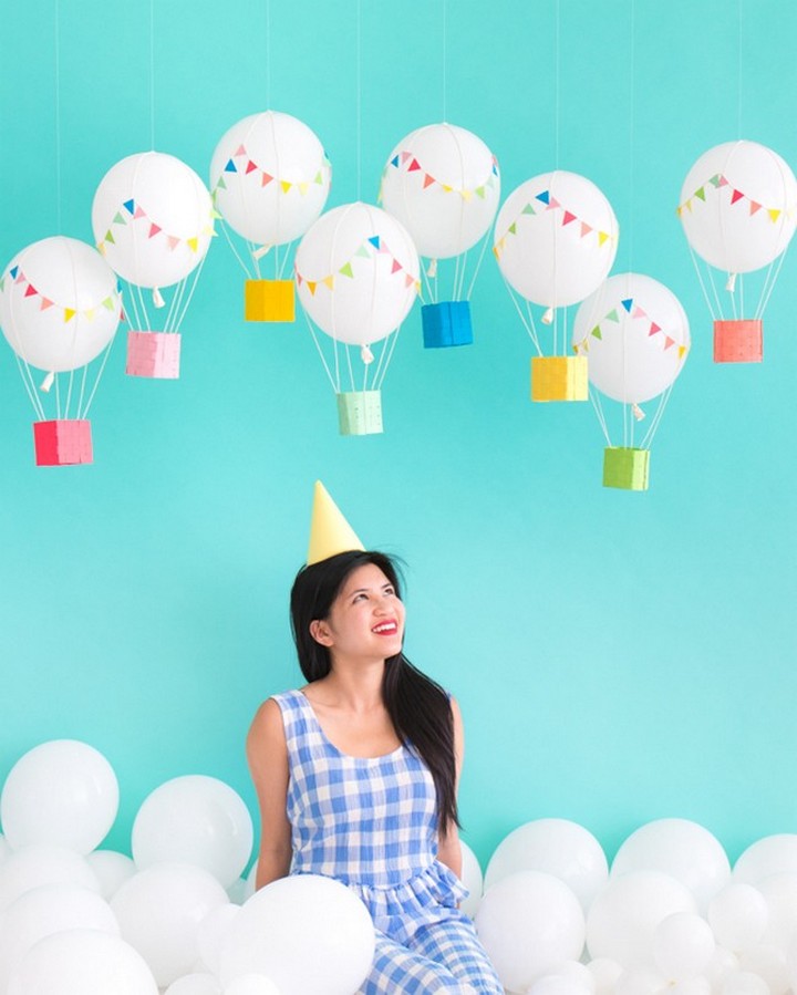 20 DIY Hot Air Balloon Ideas For Fun Decorations - All Sands