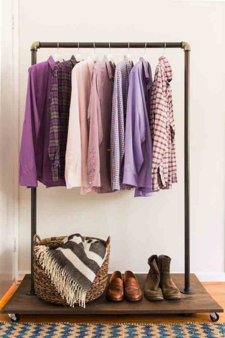 26 DIY Clothing Rack Projects For Cheap - All Sands