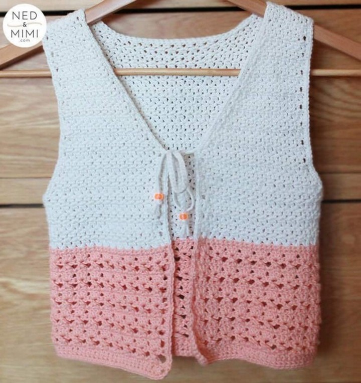 14 Toddler Crochet Vest Patterns For Gift Giving - All Sands