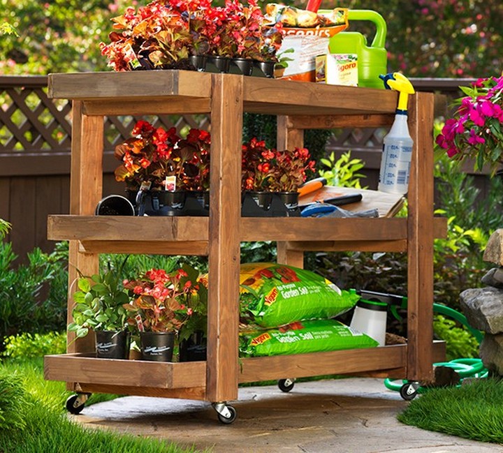 20 DIY Storage Cart Plans For Your Home - All Sands