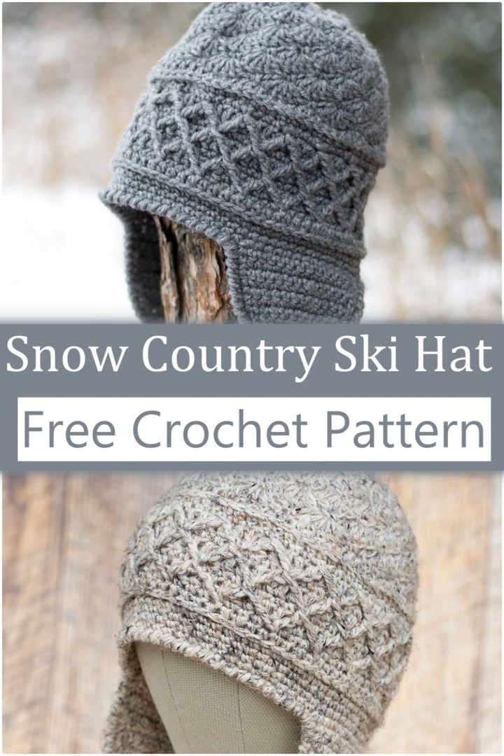 15 Free Crochet Ear Flap Hat Patterns For Beginners - All Sands