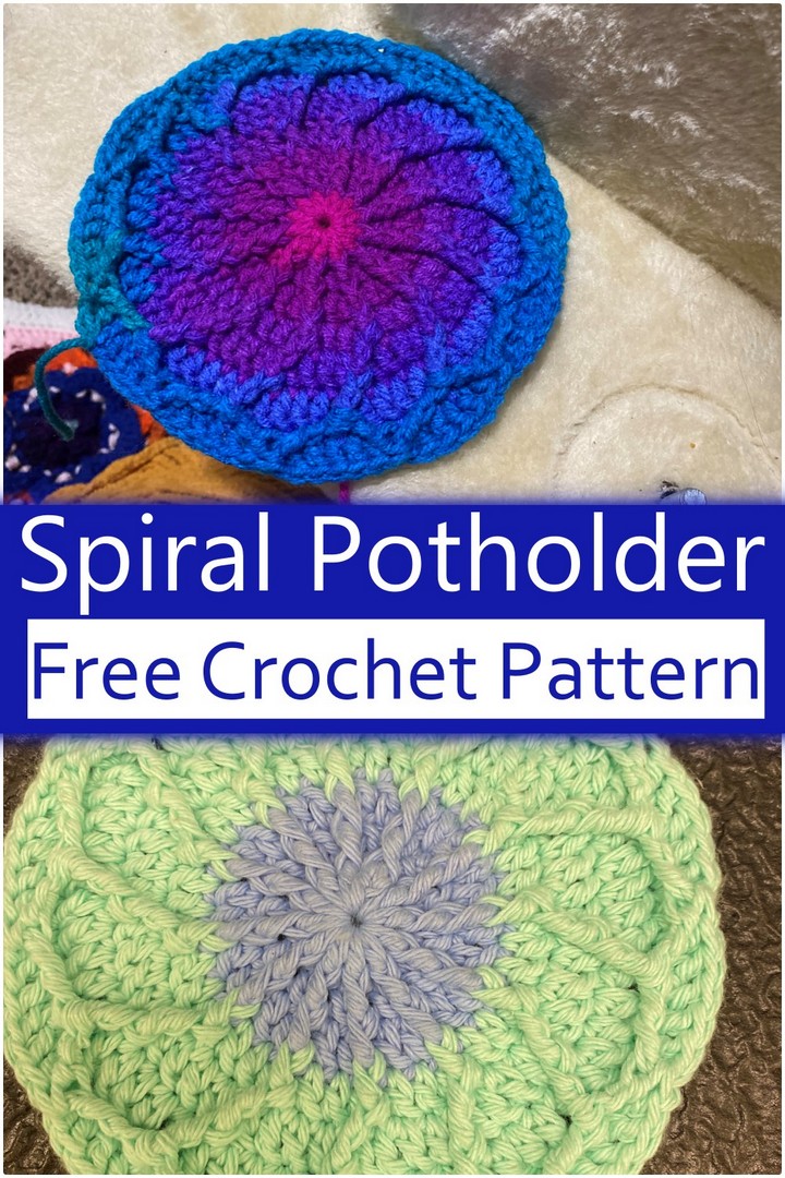 16 Free Crochet Spiral Patterns - All Sands