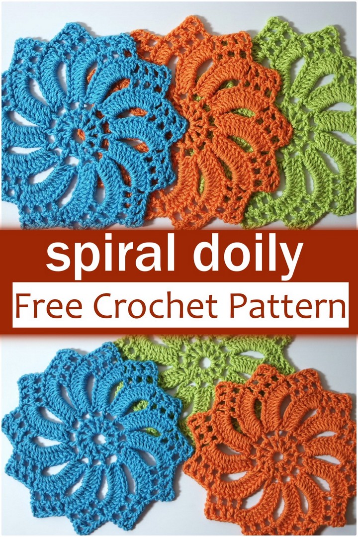 16 Free Crochet Spiral Patterns - All Sands