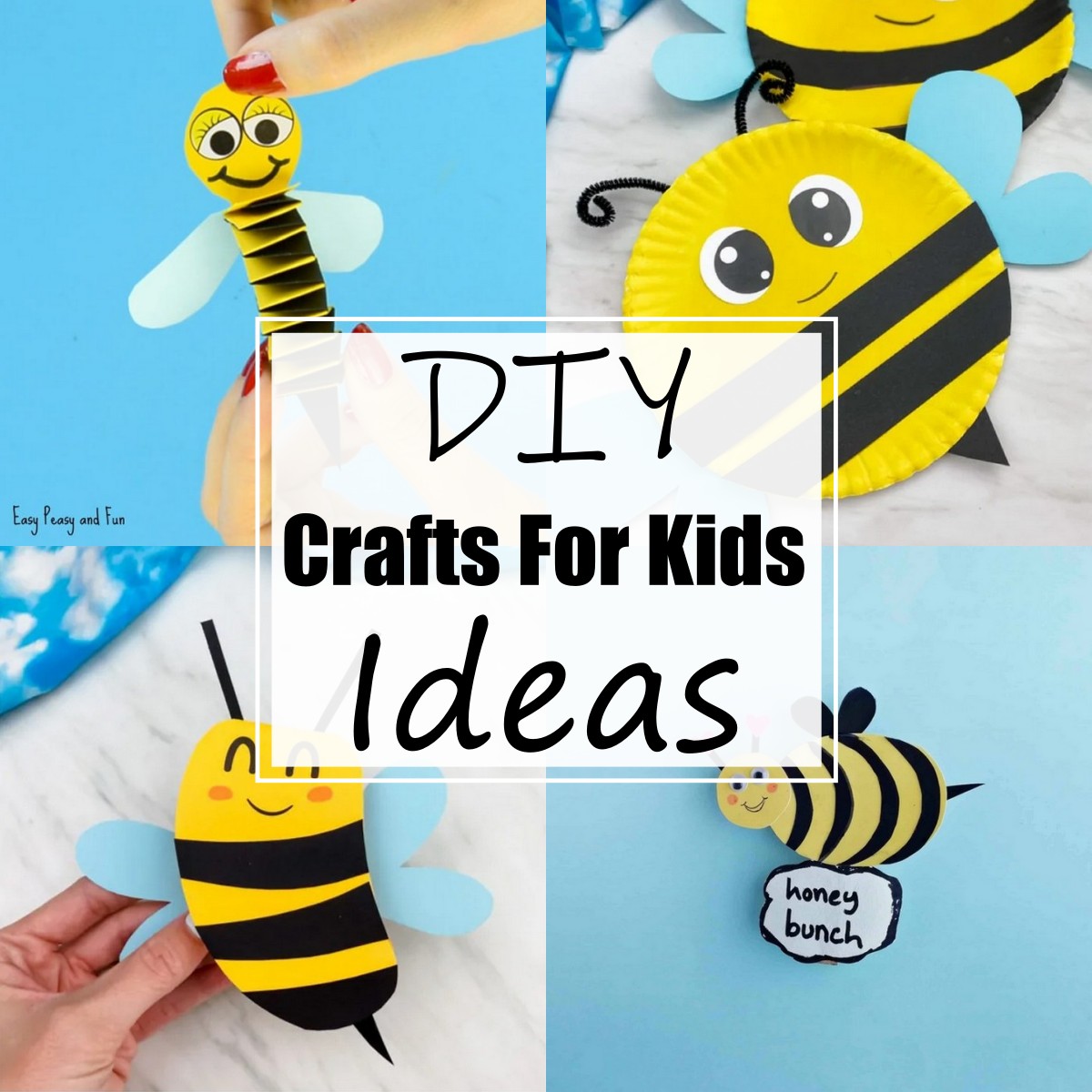 19 Adorable Bee Craft For Kids To Have Fun - All Sands