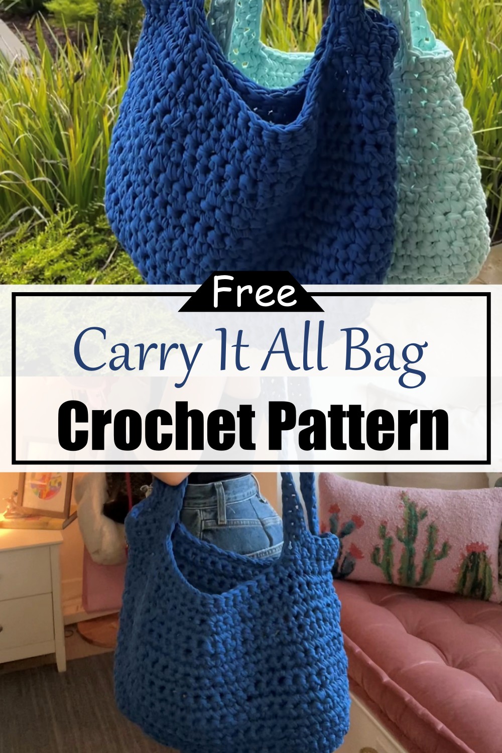 20 Free Crochet Bag Patterns done - All Sands
