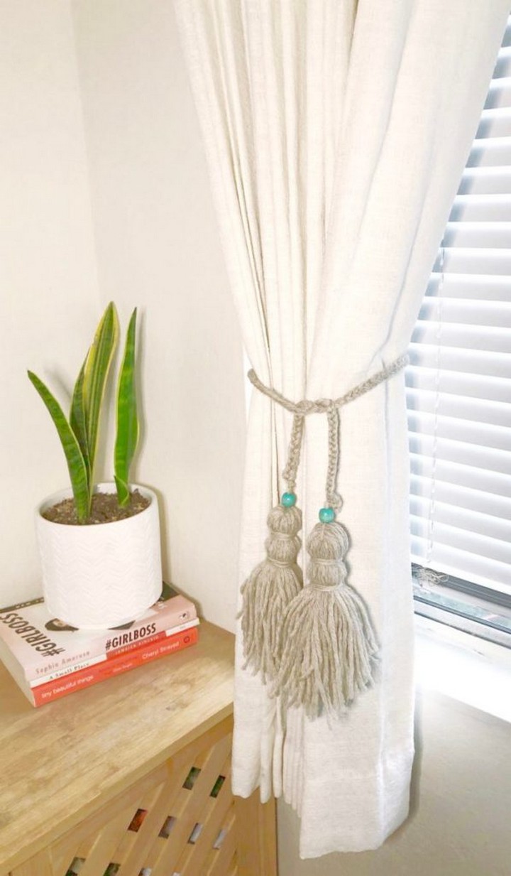 24 DIY Curtain Tie Back Projects For Your Home - All Sands