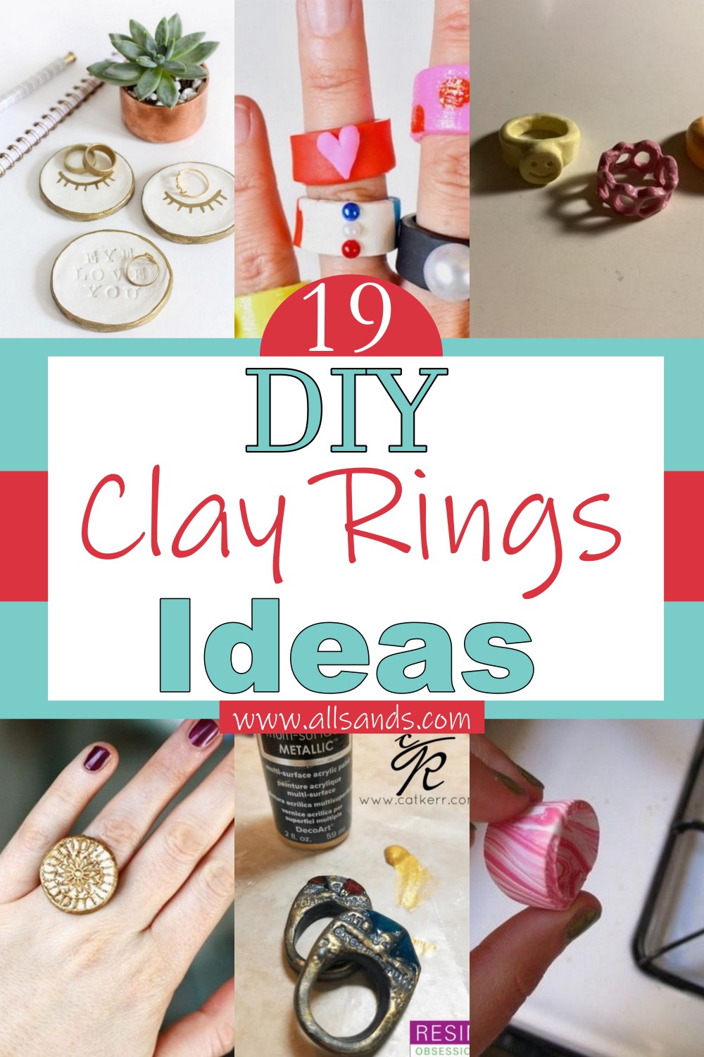 19 DIY Clay Ring Ideas For Ladies - All Sands