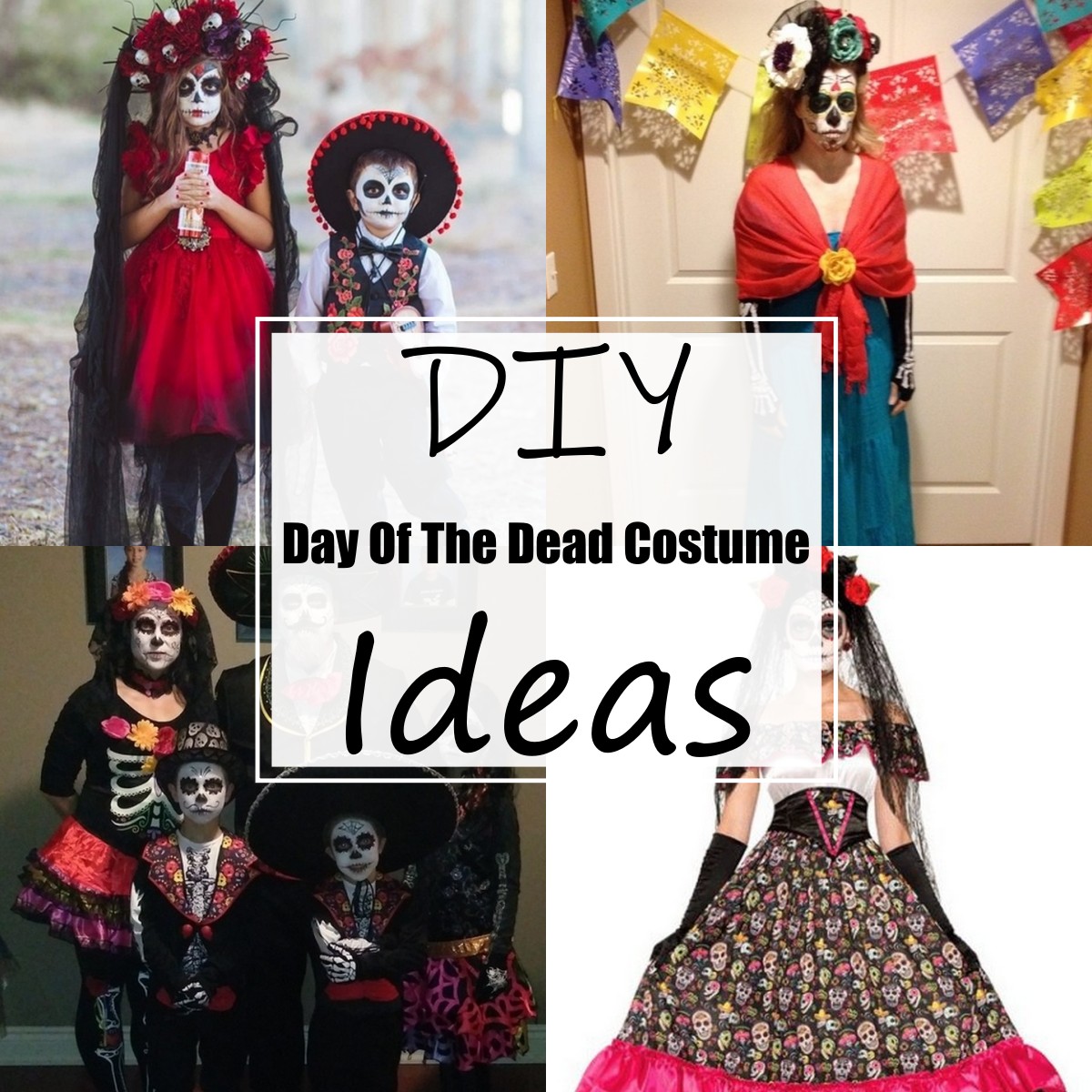 15 DIY Day Of The Dead Costume Ideas - All Sands