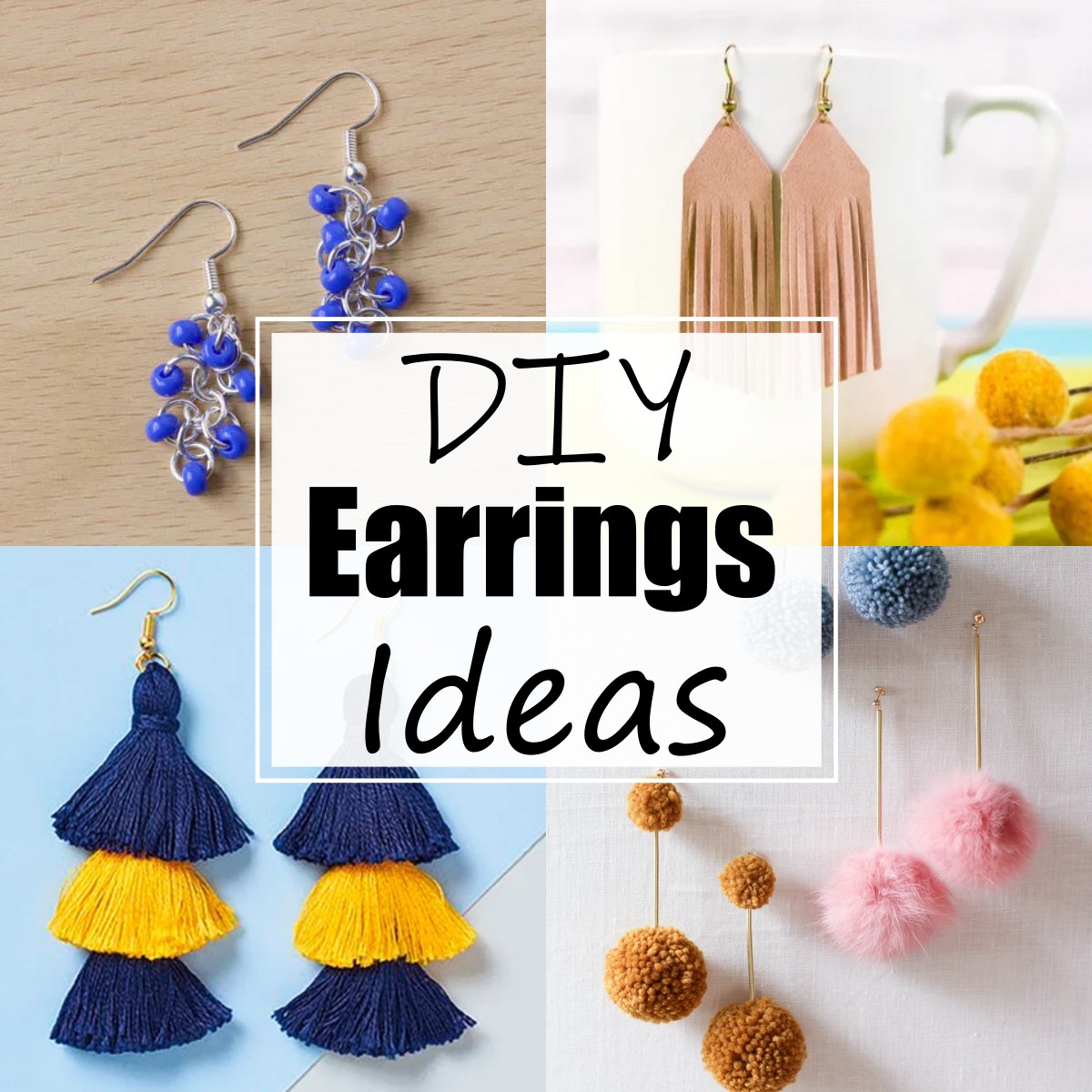 15 DIY Earrings Ideas done - All Sands