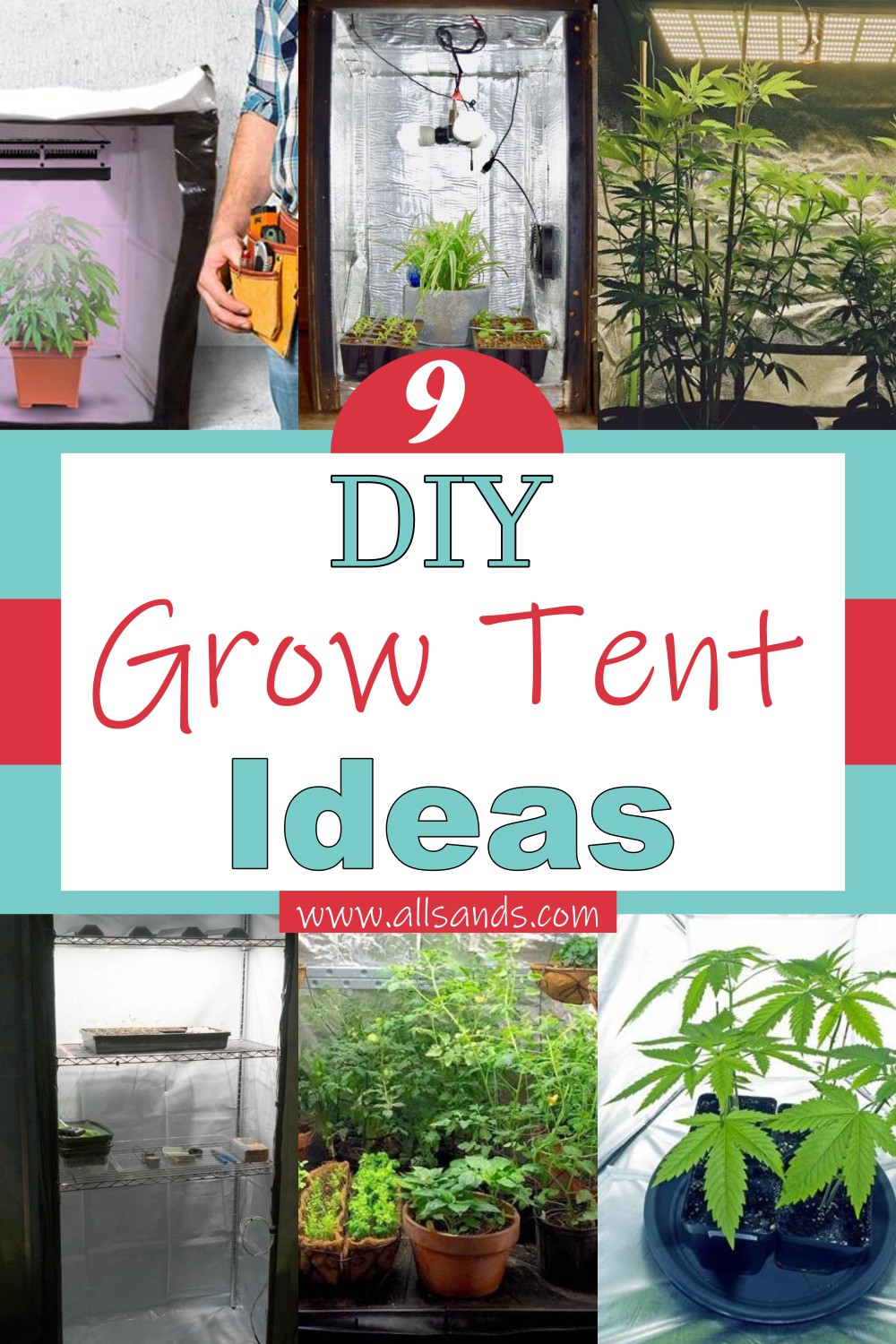 9 DIY Grow Tent Ideas For Home Garden - All Sands