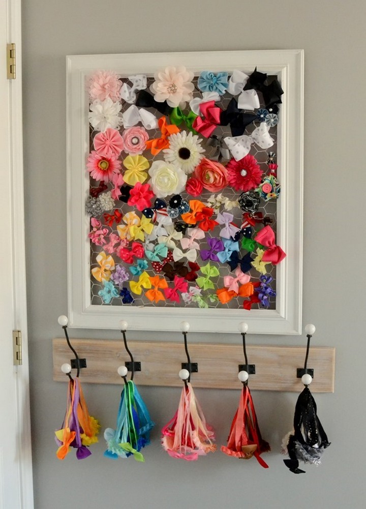 12 DIY Hair Clip Holder Ideas For Ladies - All Sands