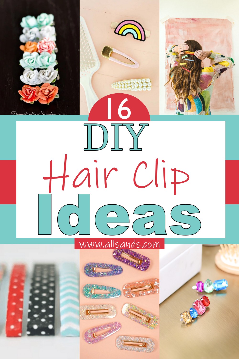 16 DIY Hair Clip Ideas For Ladies - All Sands