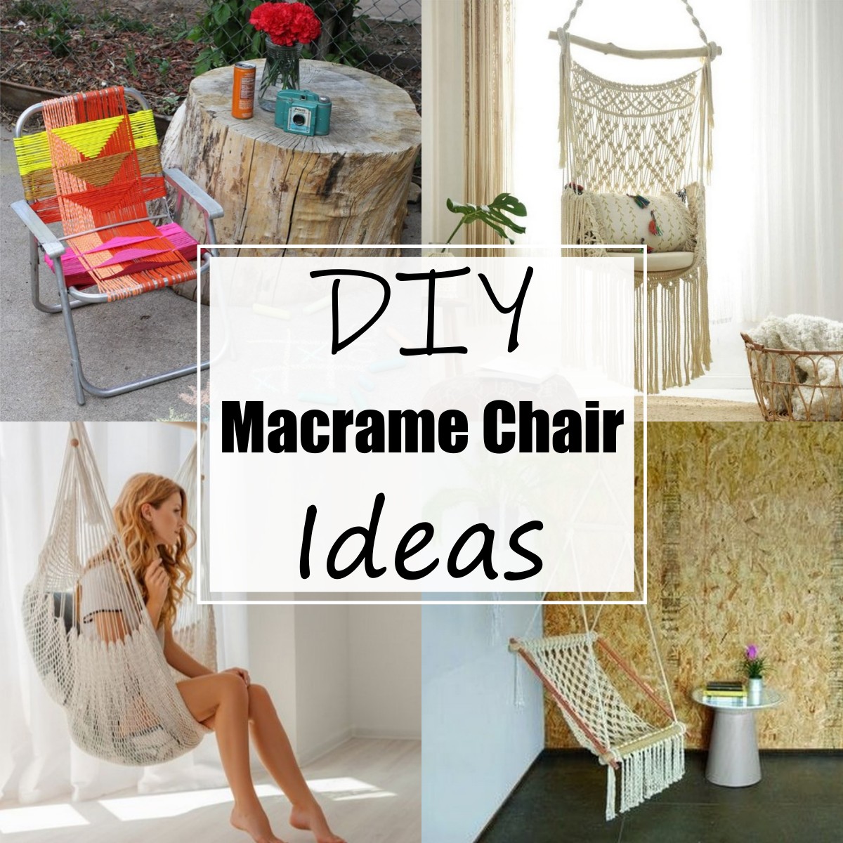 11 DIY Macrame Chair Ideas done - All Sands