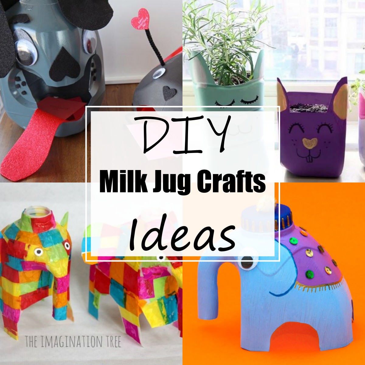 17 DIY Milk Jug Crafts Ideas usama - All Sands