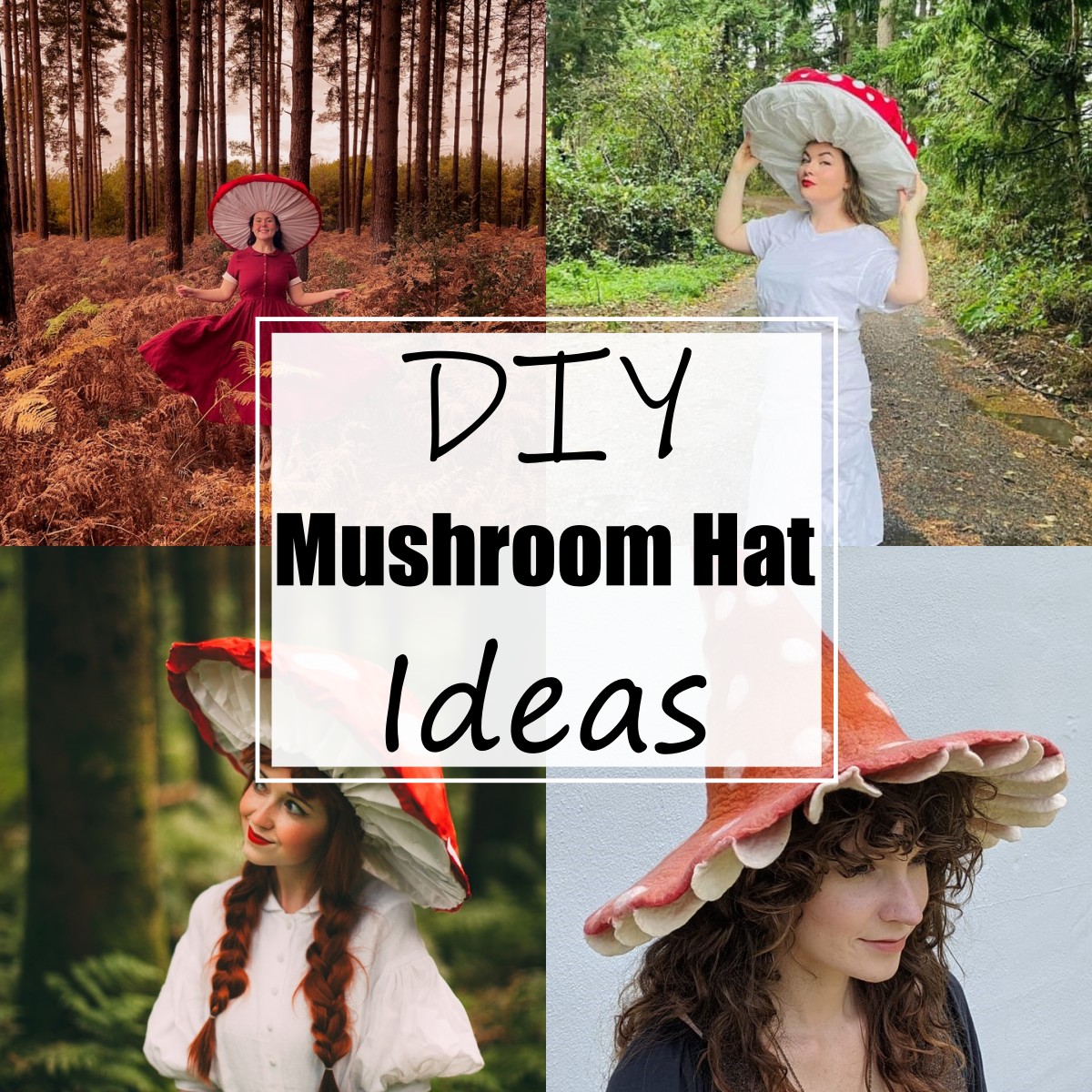 10 DIY Mushroom Hat Ideas For Spring Trips - All Sands