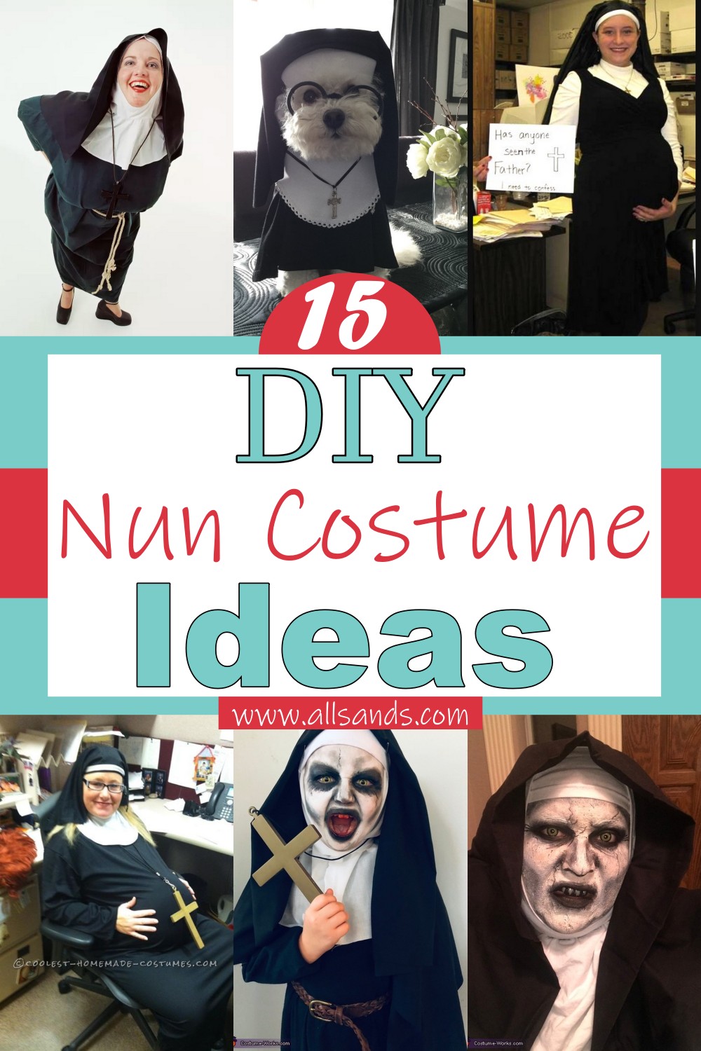 15 Last Minute DIY Nun Costume Ideas - All Sands