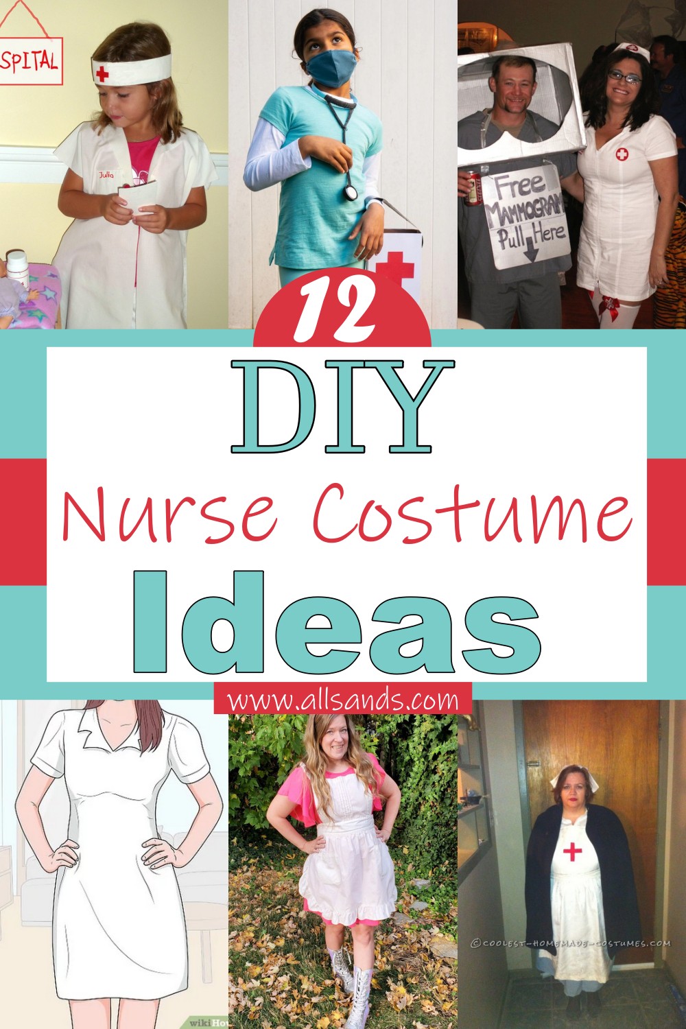 12 Homemade DIY Nurse Costume Ideas - All Sands