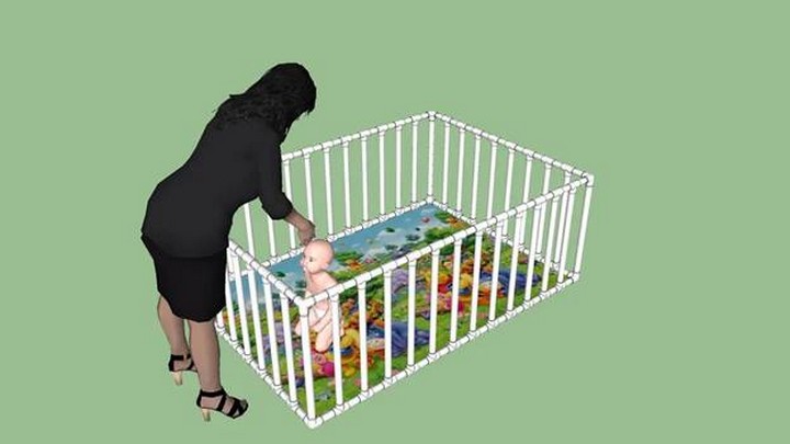 11 DIY Playpen Projects For Baby Nurseries - All Sands