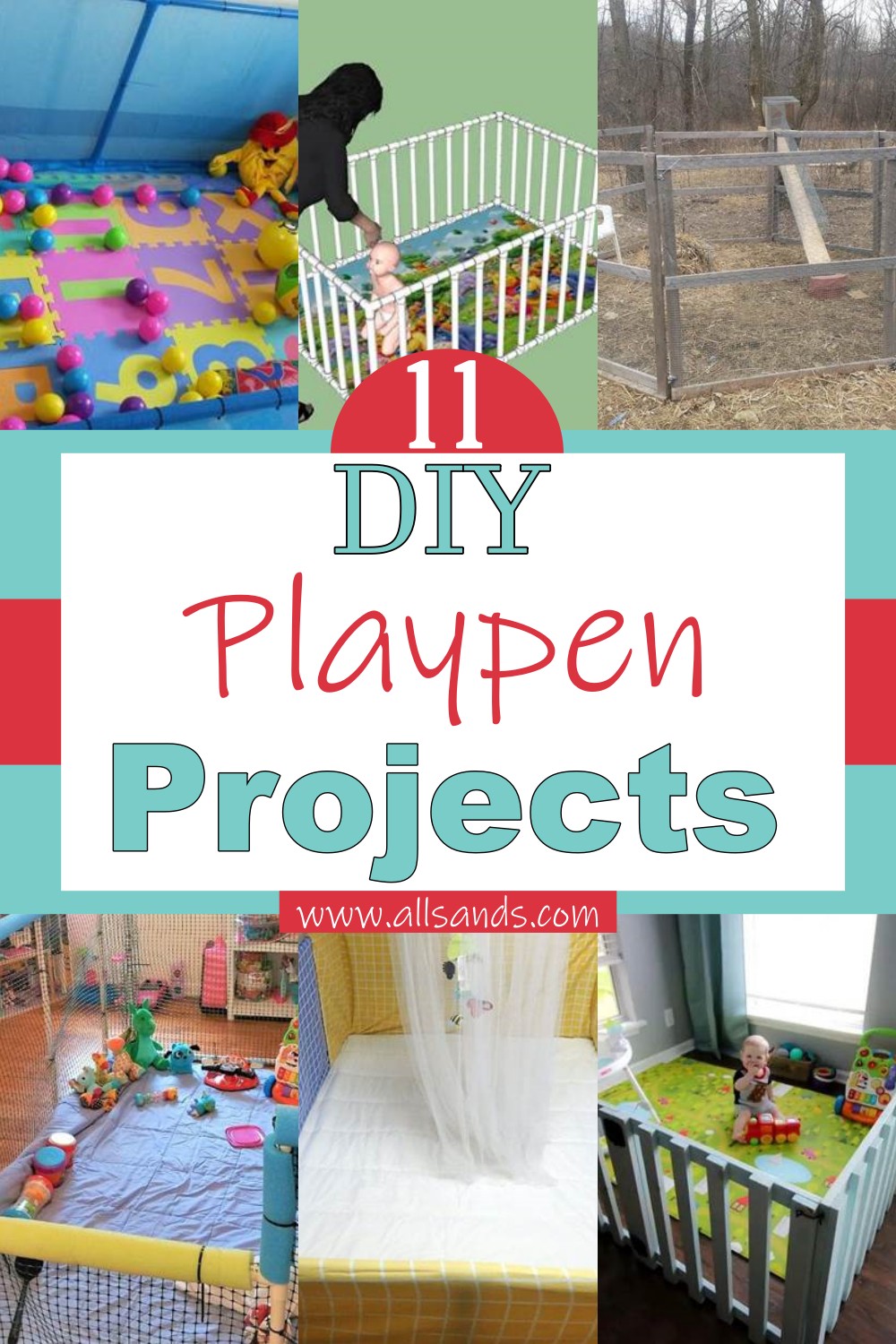 11 DIY Playpen Projects For Baby Nurseries - All Sands