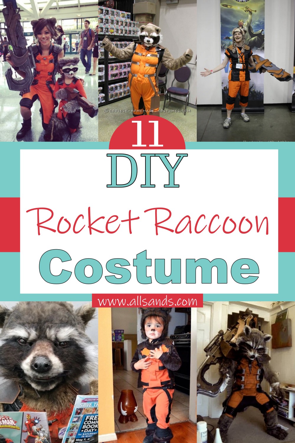 11 DIY Rocket Raccoon Costume Ideas To Have Fun - All Sands