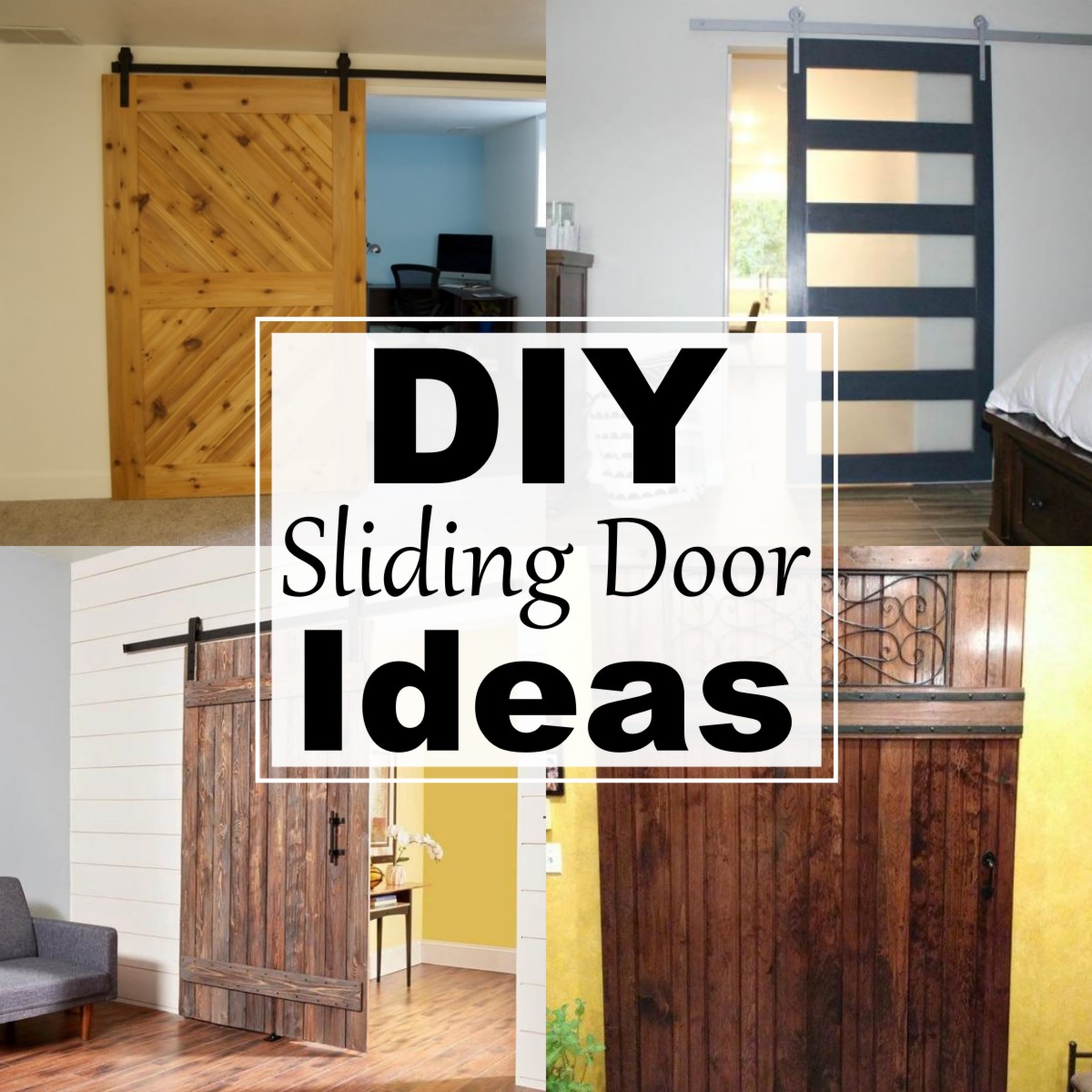 24 DIY Sliding Door Ideas For Your Home - All Sands